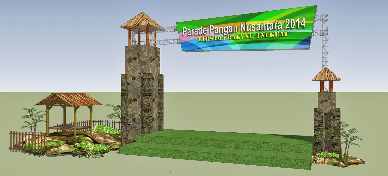 PARADE PANGAN NUSANTARA: Denah acara