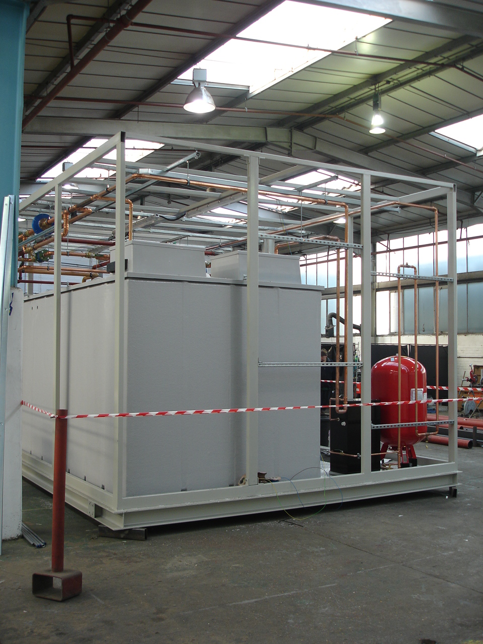 Constant Air Systems Ltd: M&S HWS Prefabricated Plantroom 2012
