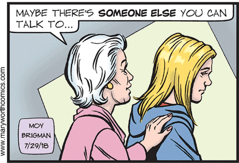 Mary Worth and Me: July 2018