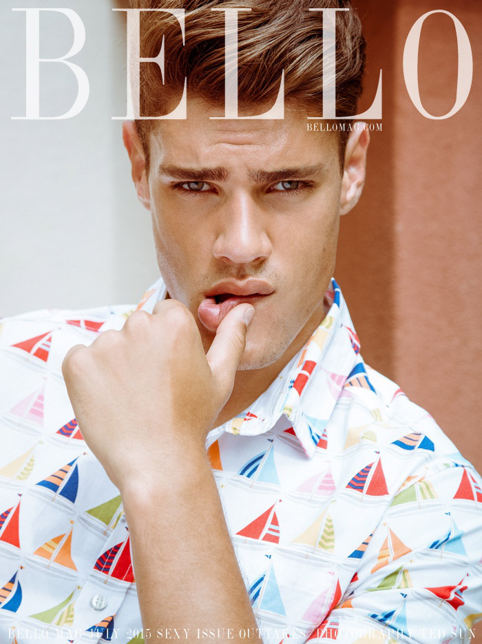 BRAZILIAN MODEL LUCAS LOYOLA BY TED SUN FOR BELLO MAG - MALE MODELS OF ...