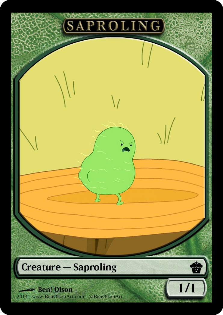Ben! Olson Art and Design: Adventure Time + Magic the Gathering Tokens!