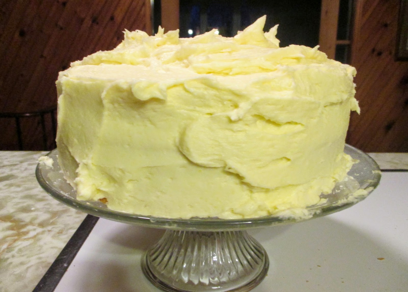 Canadian Needle Nana: I Made Rock Recipe's Lemon Velvet Cake