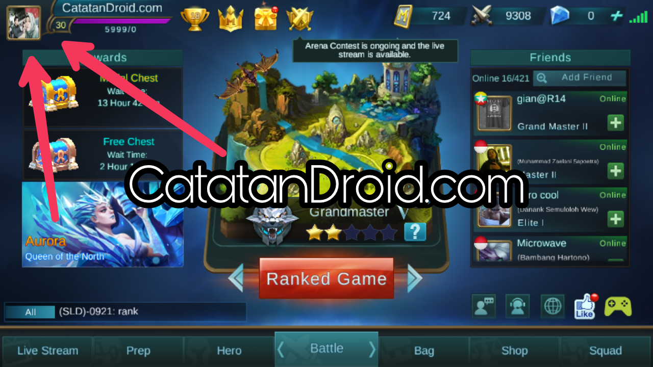 Cara Mengaktifkan Live Streaming di Game Mobile Legends