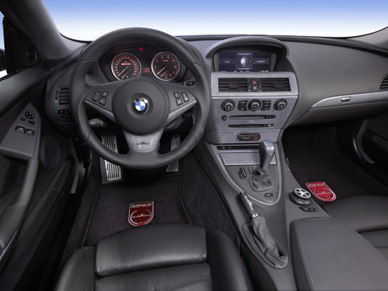 SPORTS CARS: BMW 650i interior