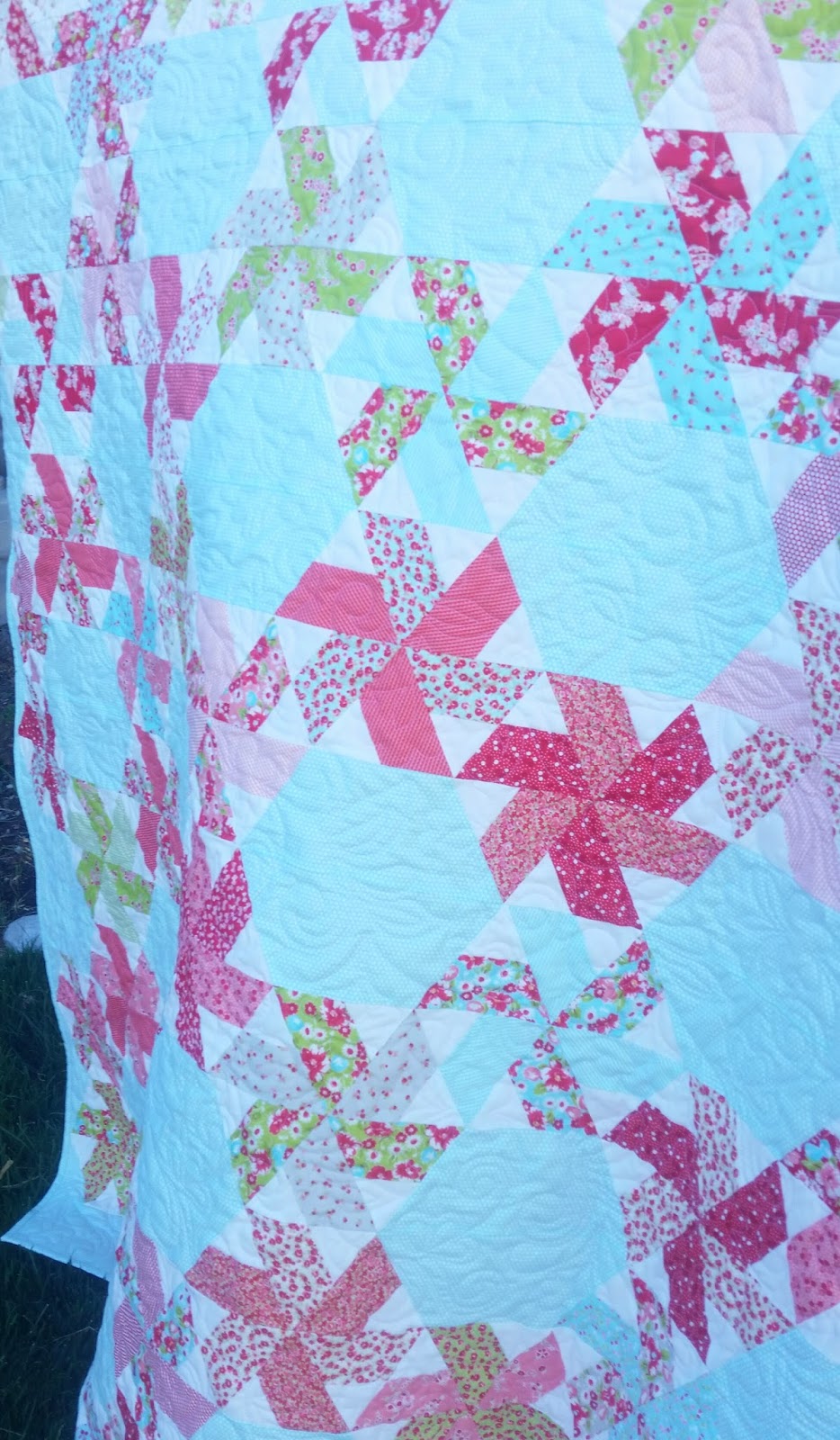 Quilt Story: Little Ruby Quilt along finish!