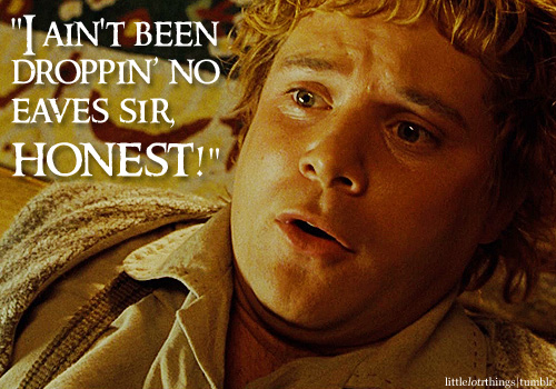 Cutest Landing: I aint dropping no eaves sir, I promise.