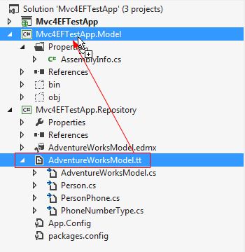 Allen Conway: Separating Entity Framework POCO Classes Generated From ...