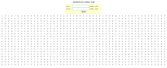 Tips Sukses Mengerjakan Test Kraeplin atau Tes Angka - #Psikologi