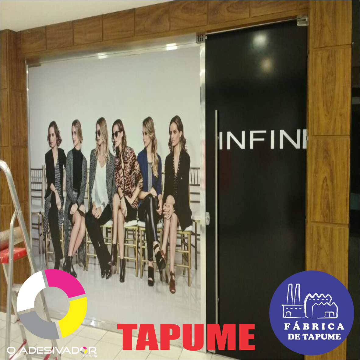 TAPUMES PARA LOJAS PARA OBRAS EM SHOPPINGS