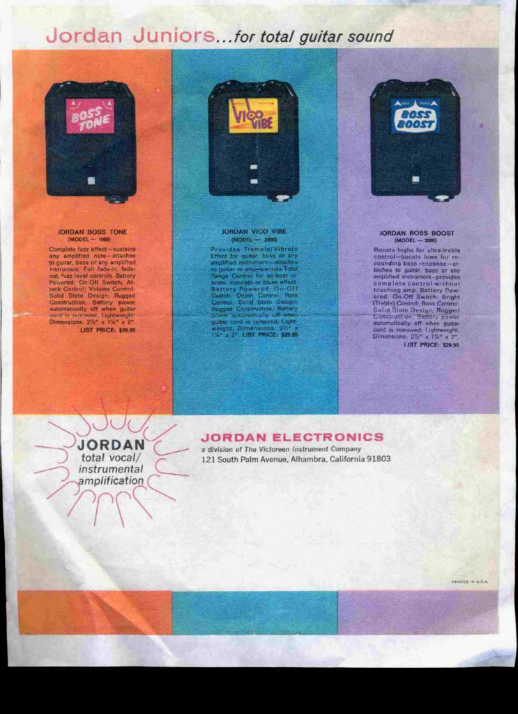 Jordan Electronics - Boss tone