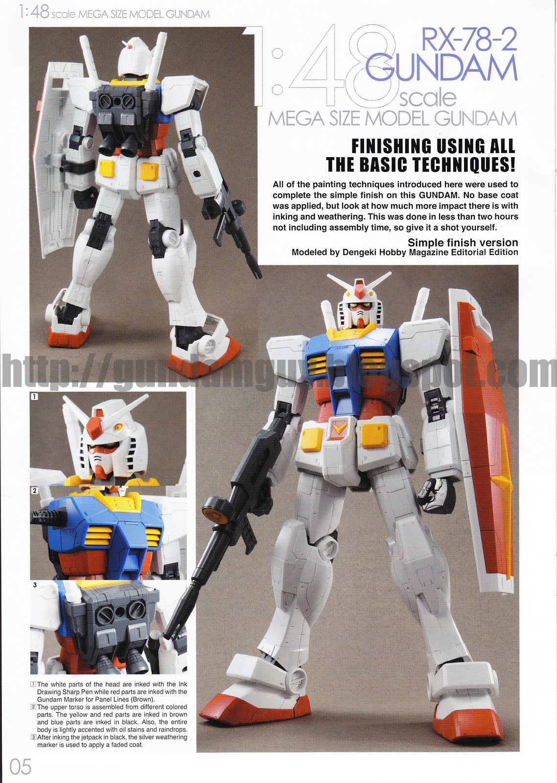 GUNDAM GUY: Gunpla Step Up Manual [English Translated Ver.] For 1/48 ...