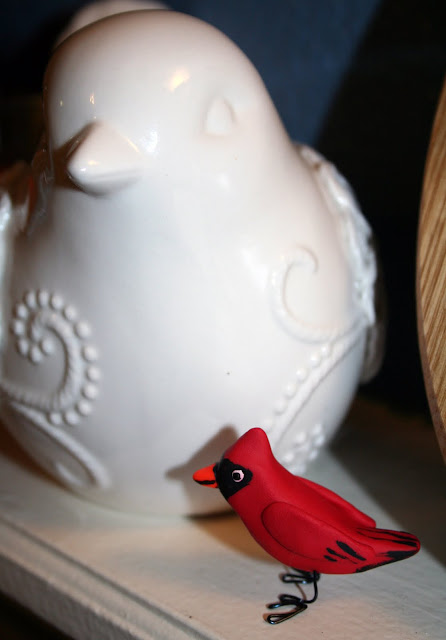 The Experimental Crafter: ICC#31-A Little Clay Cardinal
