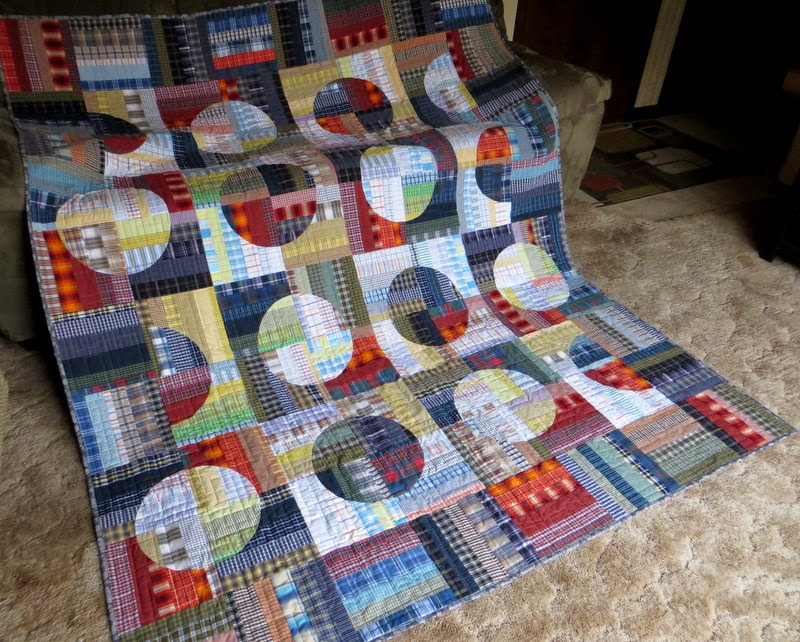 The Way I Sew It: Plaid Circles Quilt