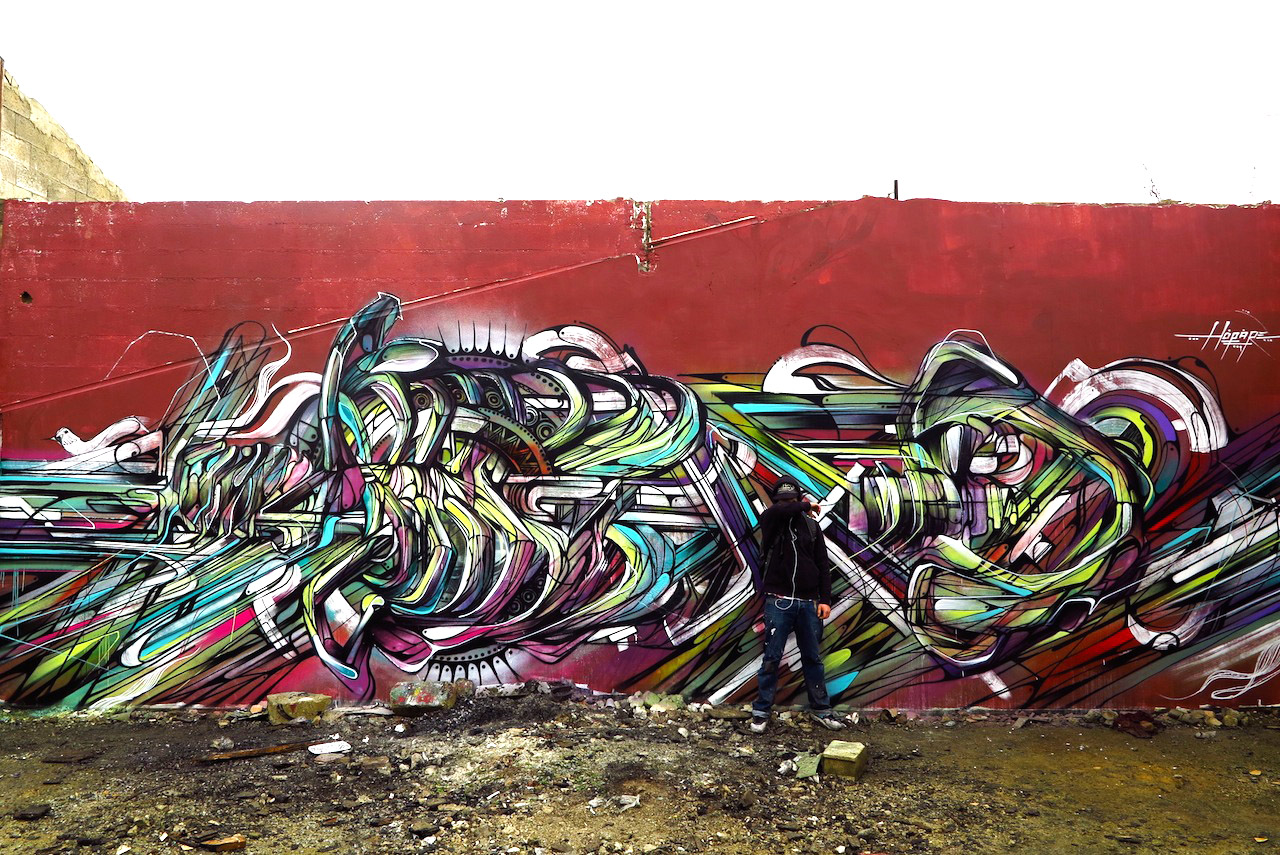 StreetArtNews ES: Hopare Nuevo Mural en París, Francia