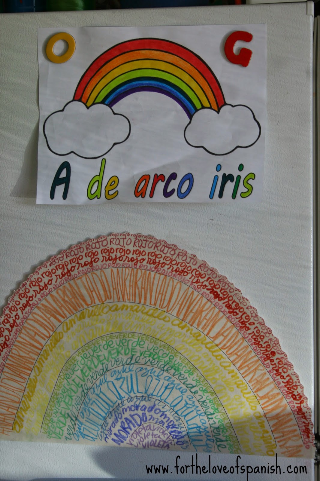 Arco Iris Activities & Free Printable | For the Love of Spanish