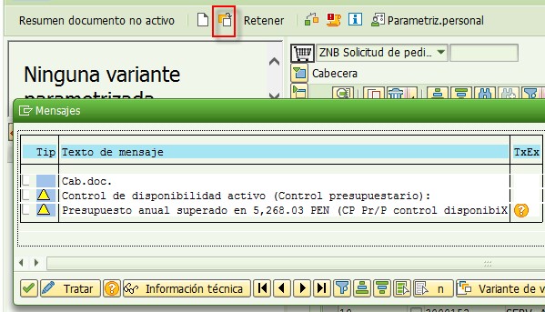 MISAPIZU: Crear SOLPED con Maestro de Servicios.