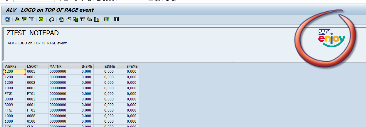 An Sap Consultant Abap Displaying Logo In Alv Grid Output
