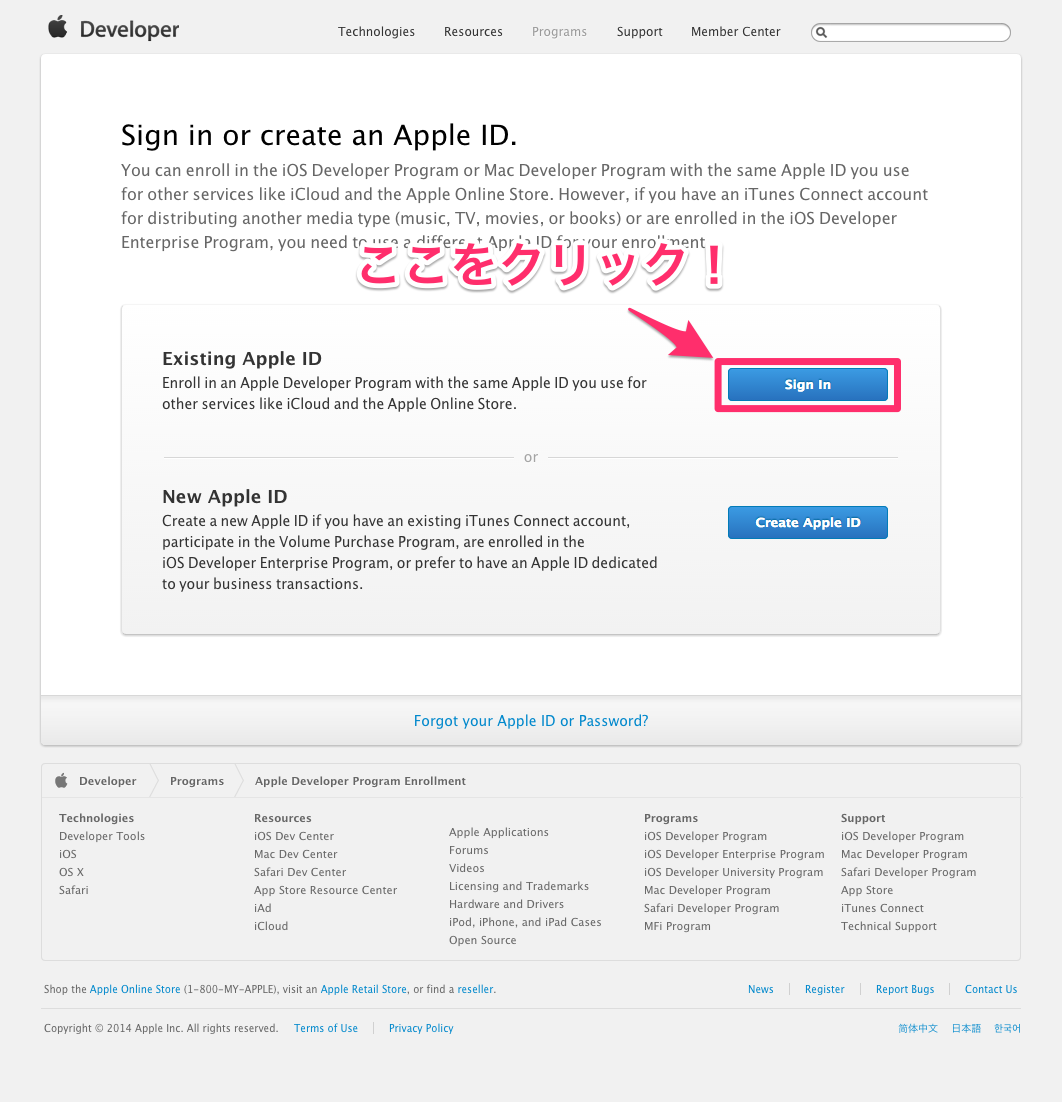 Studio Meteors: iOS Developer Programへの登録 (iOS Developer Programへの参加編)