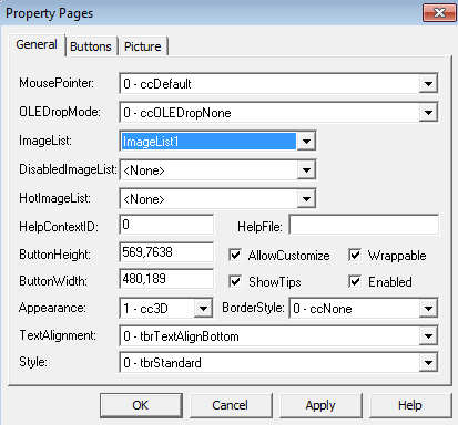 Membuat Menu Toolbar Pada VB 6.0 - Pintar VB | Tutorial Visual Basic