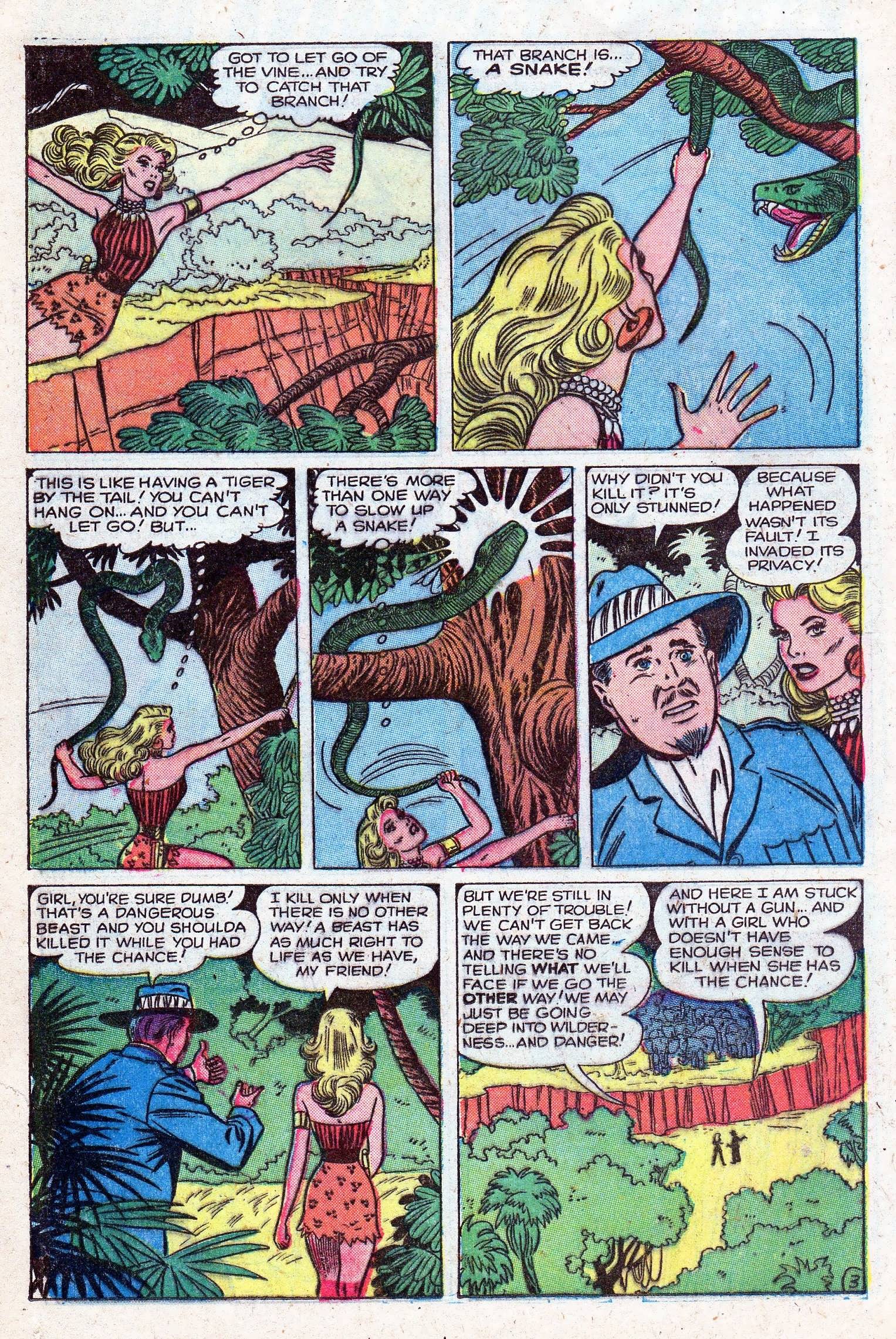 Read online Lorna, The Jungle Girl comic - Issue #21