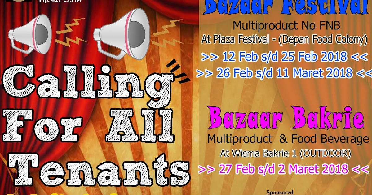 EVENT JAKARTA: Jadwal Bazaar Jakarta