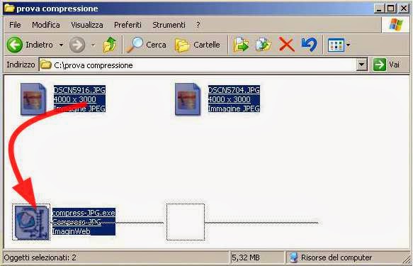 Tecnologia passo passo: Compressione immagini JPG con un semplice Drag ...