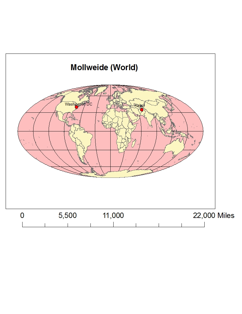 Geog 7 Lab 1B: Lab 5: Map Projections Part 1