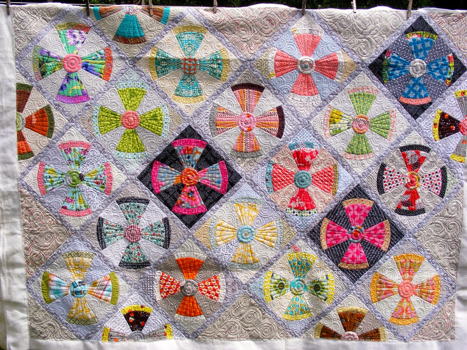 TIA CURTIS QUILTS: Kelly's Steam Punk Quilt