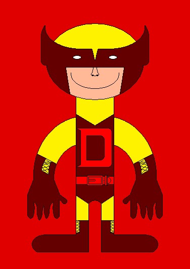 Superhero drawings by Marvel: Demolition Man