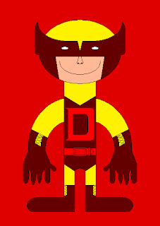 Superhero drawings by Marvel: Demolition Man