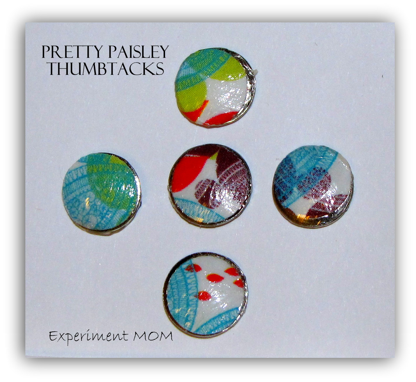 ExperimentMOM: Mod Podge Thumbtacks