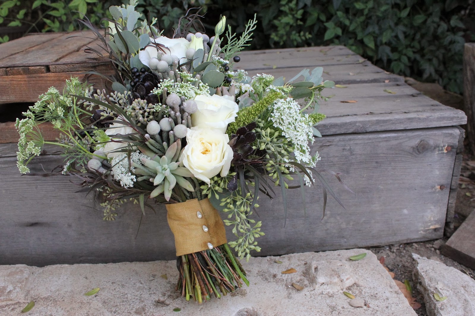 Brown Bunny Flowers: { neutral and natural fall bouquets }