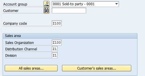 SAP SALES & DISTRIBUTION: Customer Master