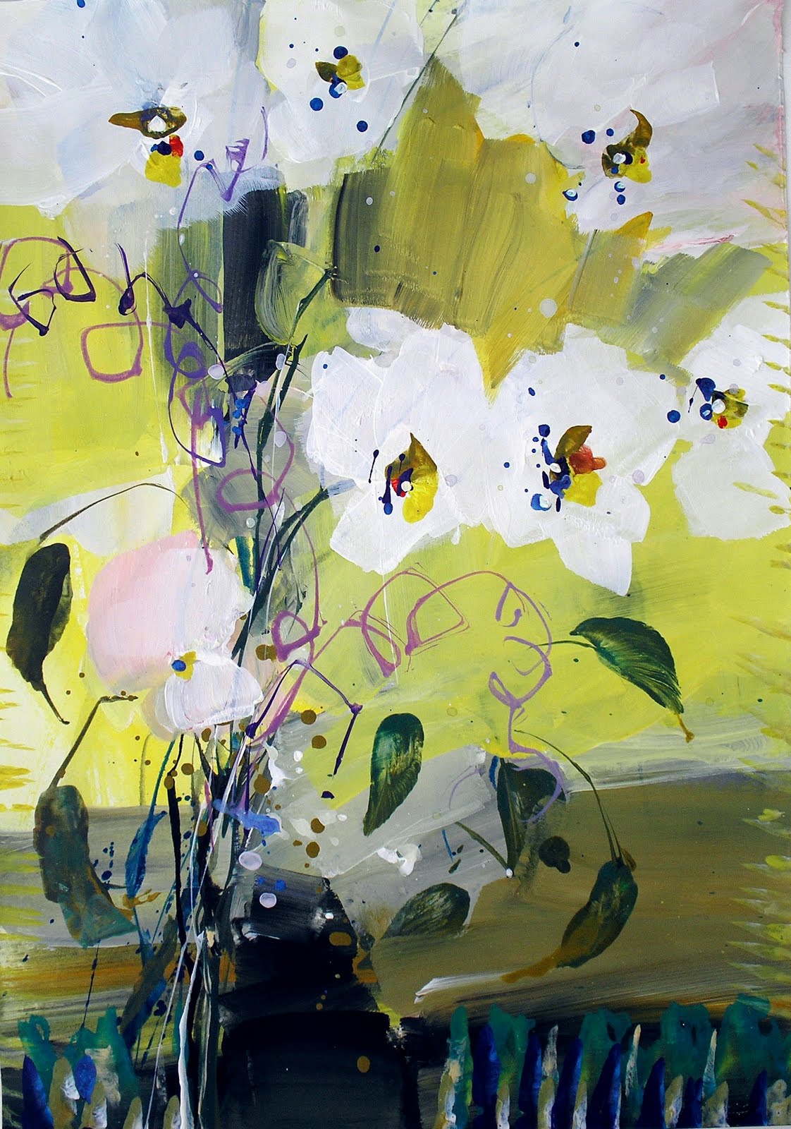 MARK H WILSON: SHEFFIELD ARTISTS OPEN STUDIOS AND EASTER FLOWERS