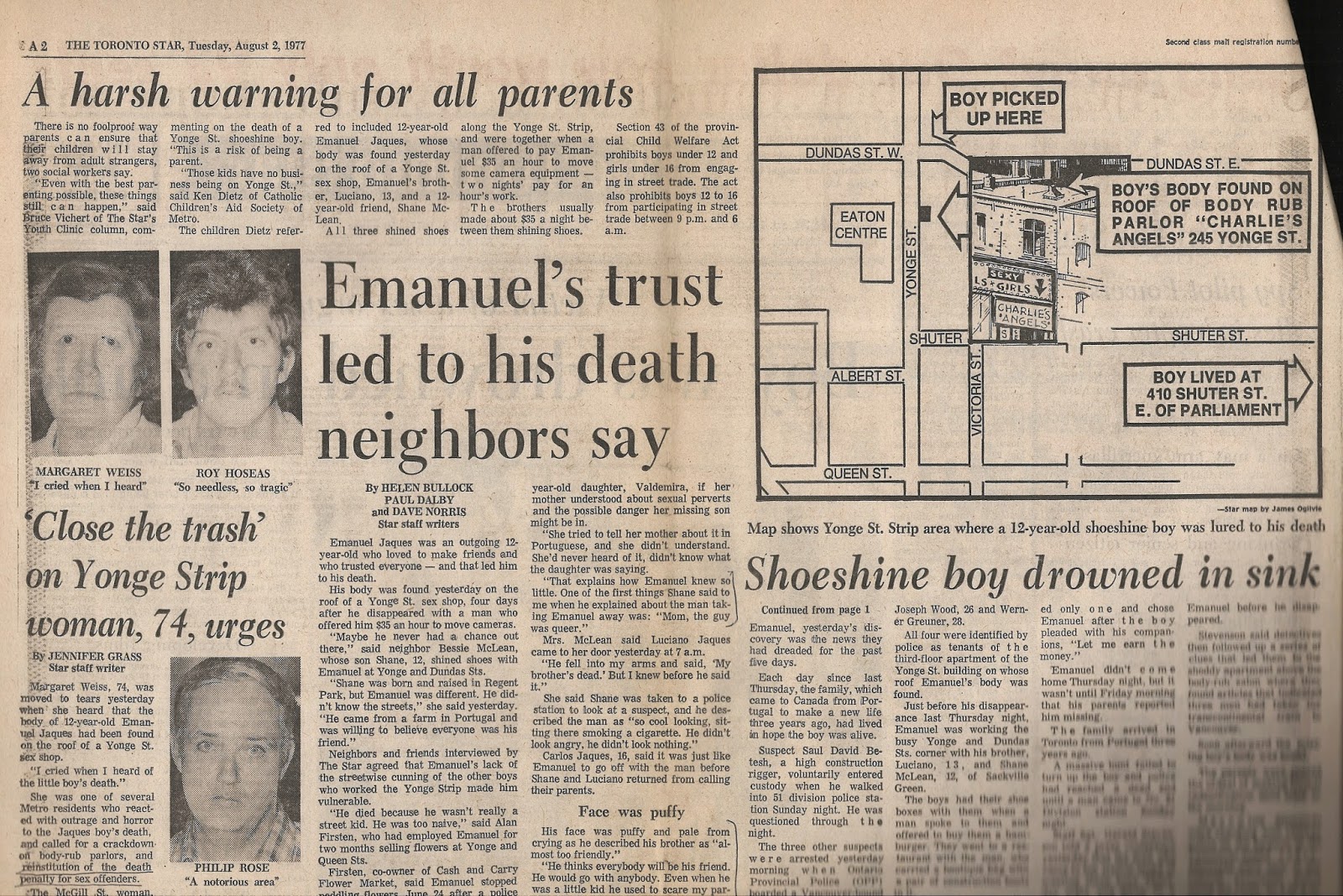 Occupation: Gay: Emanuel Jaques, Toronto Shoeshine Boy Murders and ...