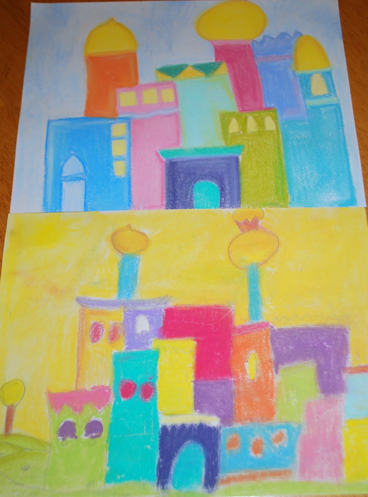 Our Creative Day: Chalked Buildings