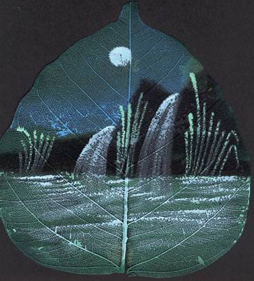 Creative Sanju: Leaf Painting