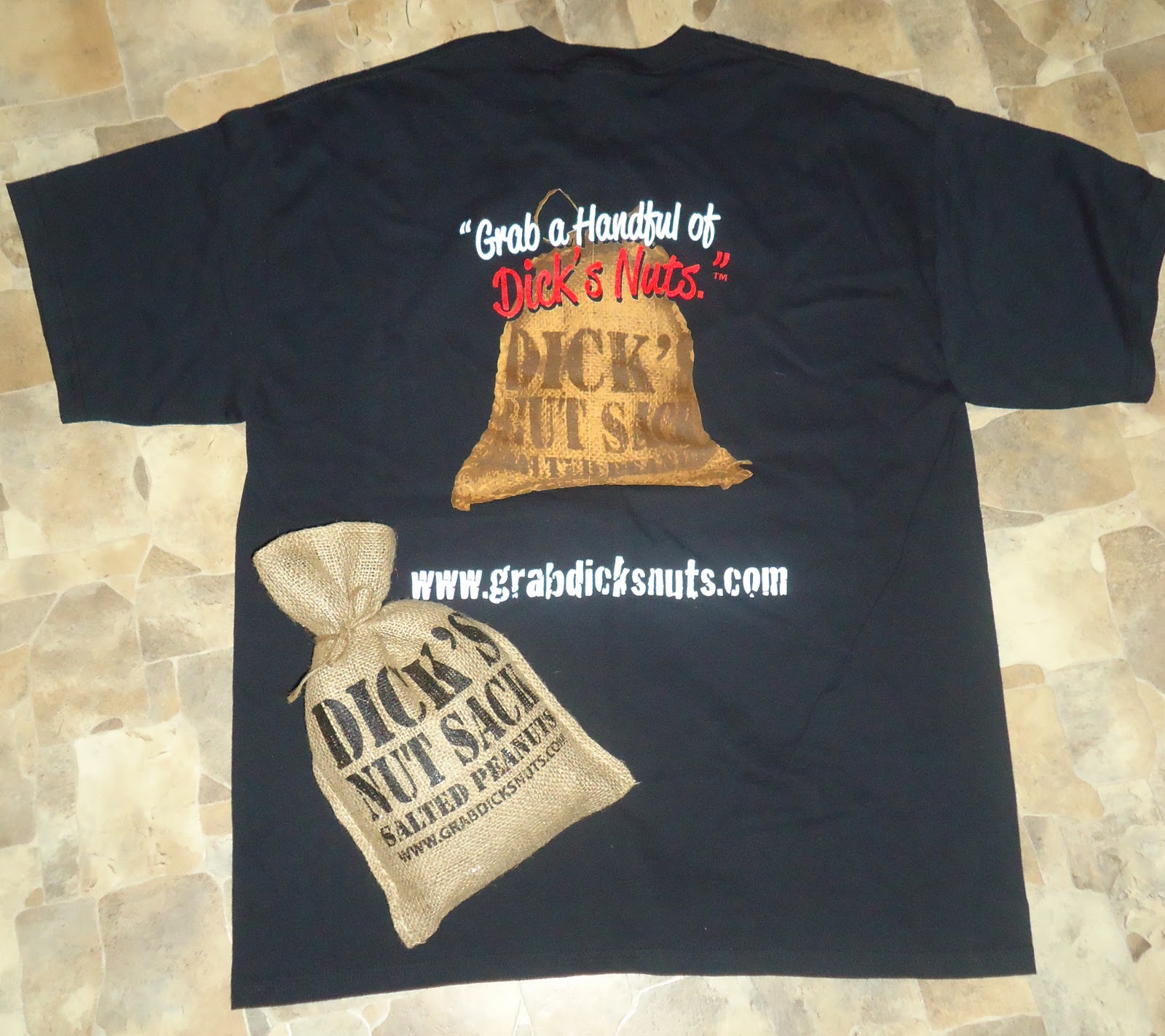 Fishful Thinking: Dick's Nut Sack 1 lb Salted Peanuts in a Burlap Sack ...
