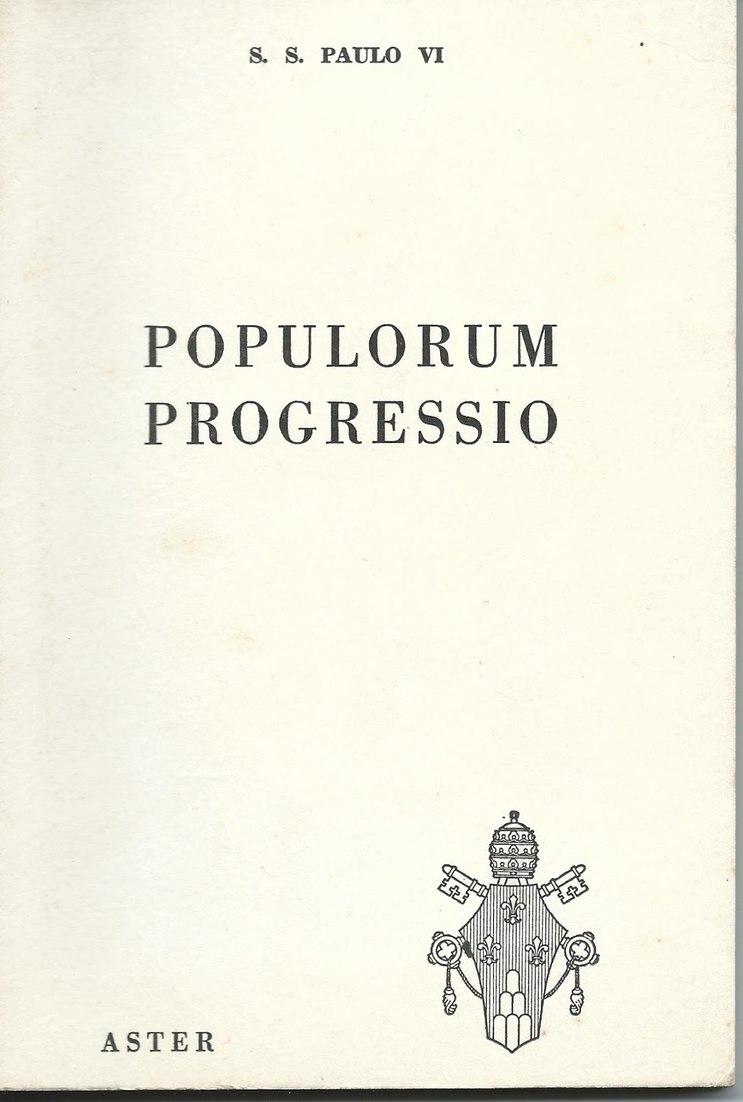 POPULORUM PROGRESSIO