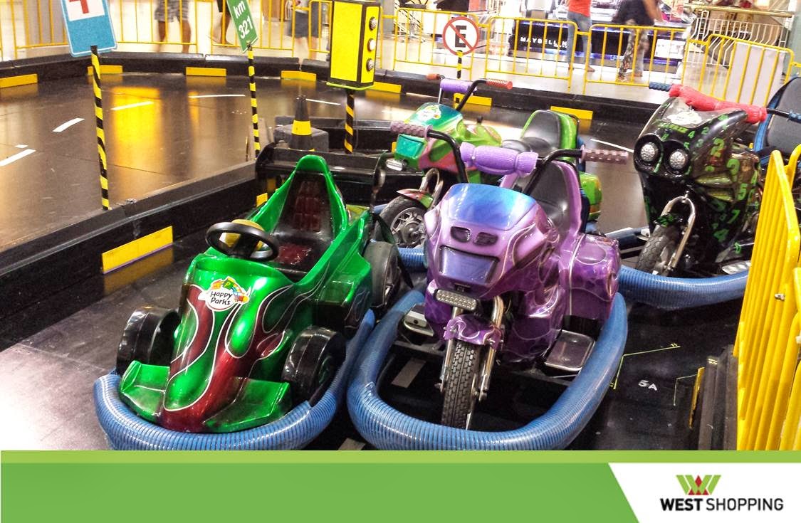 Ligado no Rio.: Happy Motors é a nova atração do West Shopping.