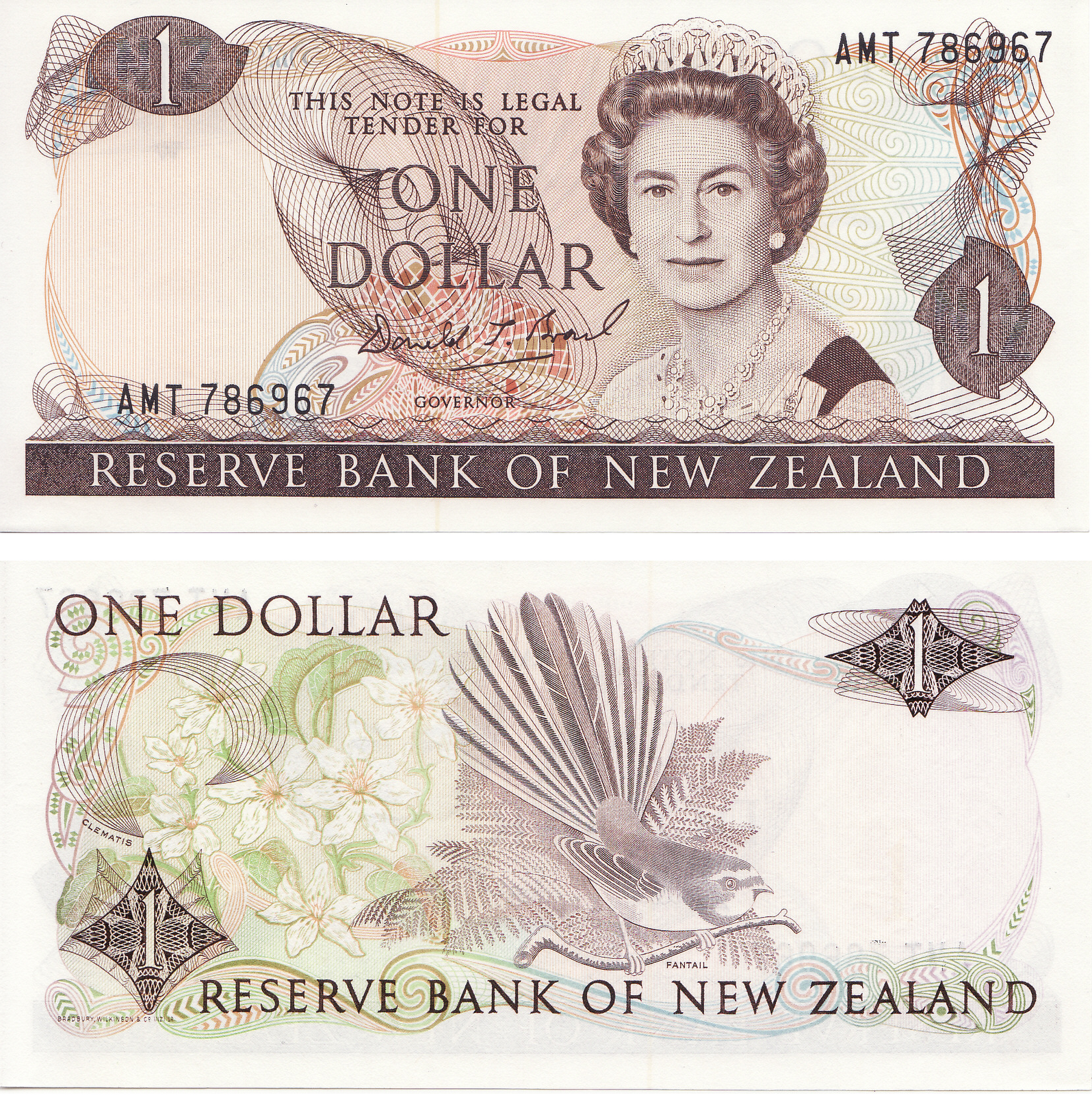 Randhawa's Bank Notes And Collectibles: New Zealand $1