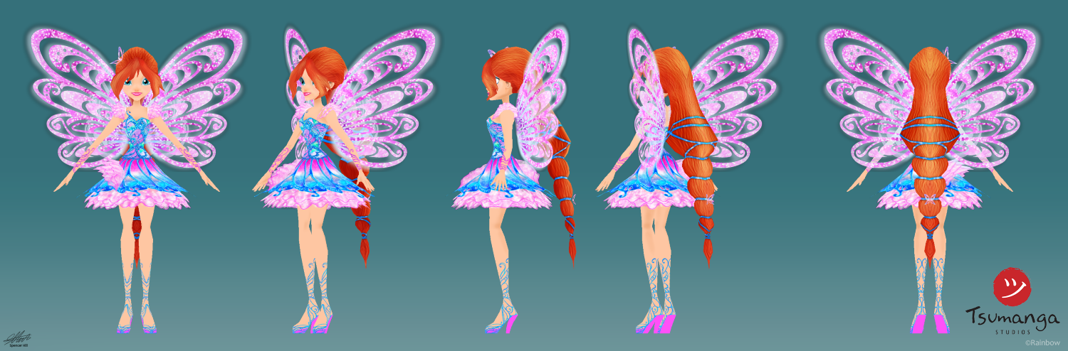 WinxClub 5ª Temporada: App Alfea Butterflix Adventures: 3D Models + Vídeo