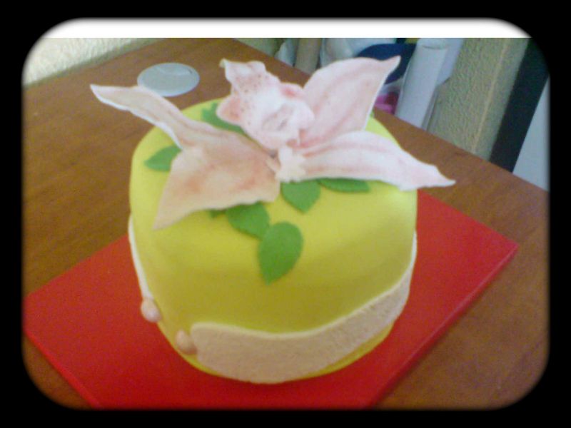 Monik Candy: TARTA ORQUIDEA