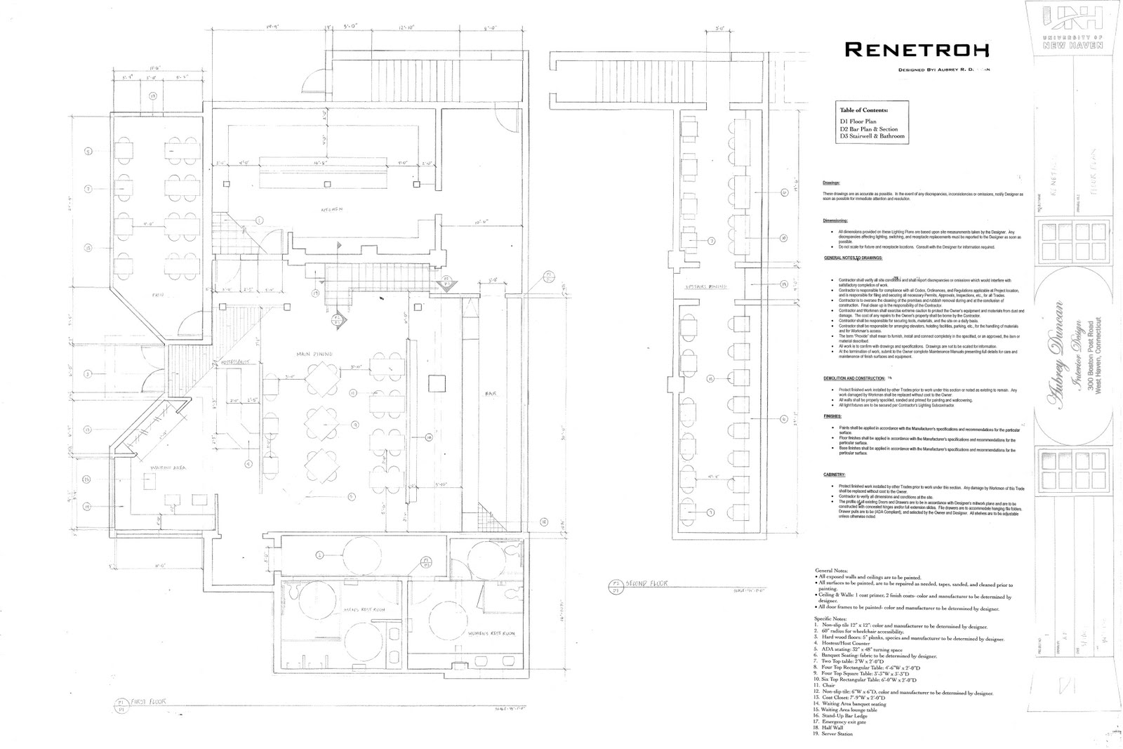 Aubrey Duncan: Construction Documents
