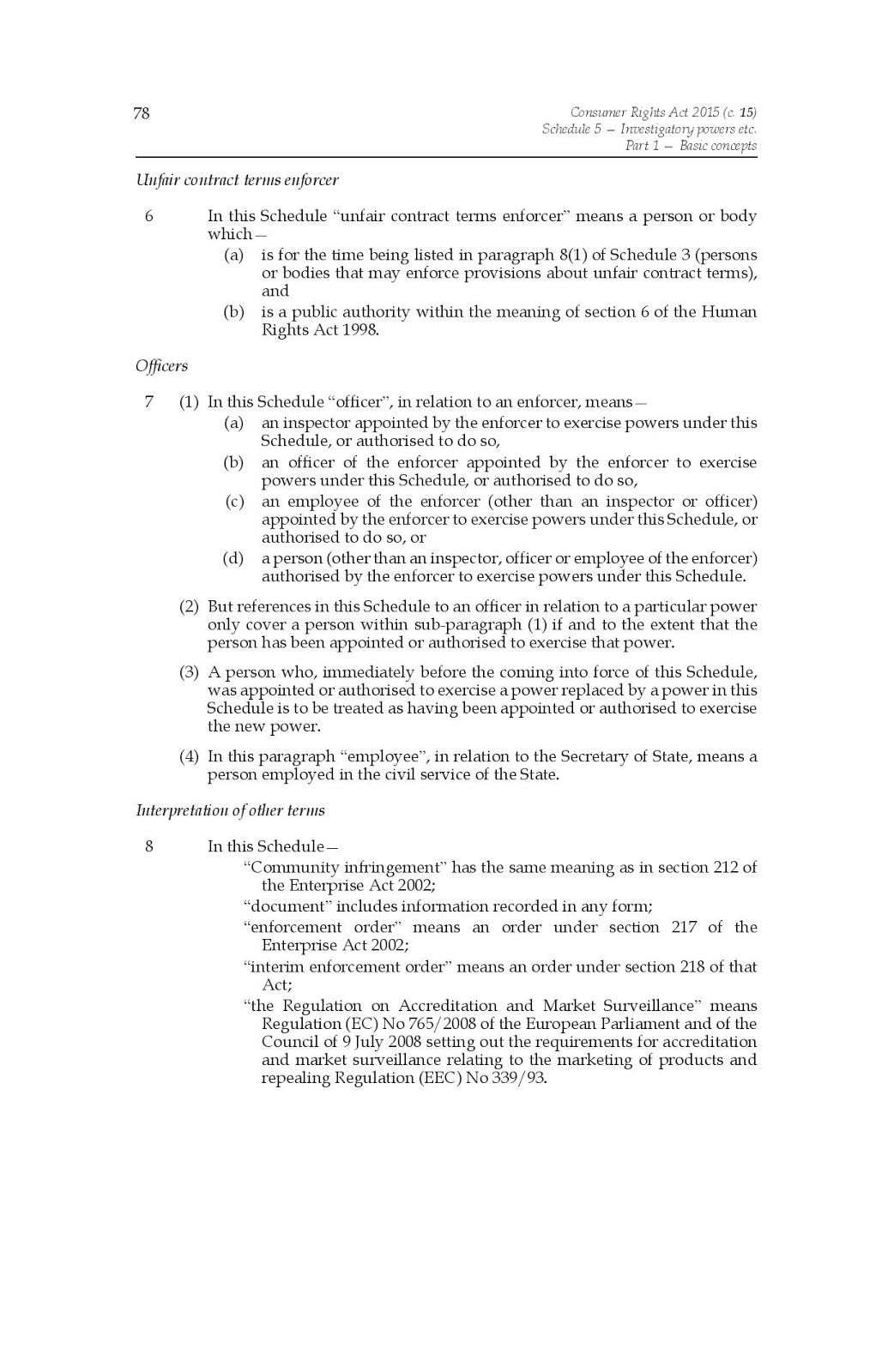 KNOWLEDGE FOR ALL: CONSUMER RIGHTS ACT 2015, UK