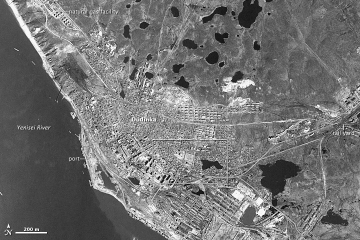 SA Weather and Disaster Observation Service: Dudinka, USSR