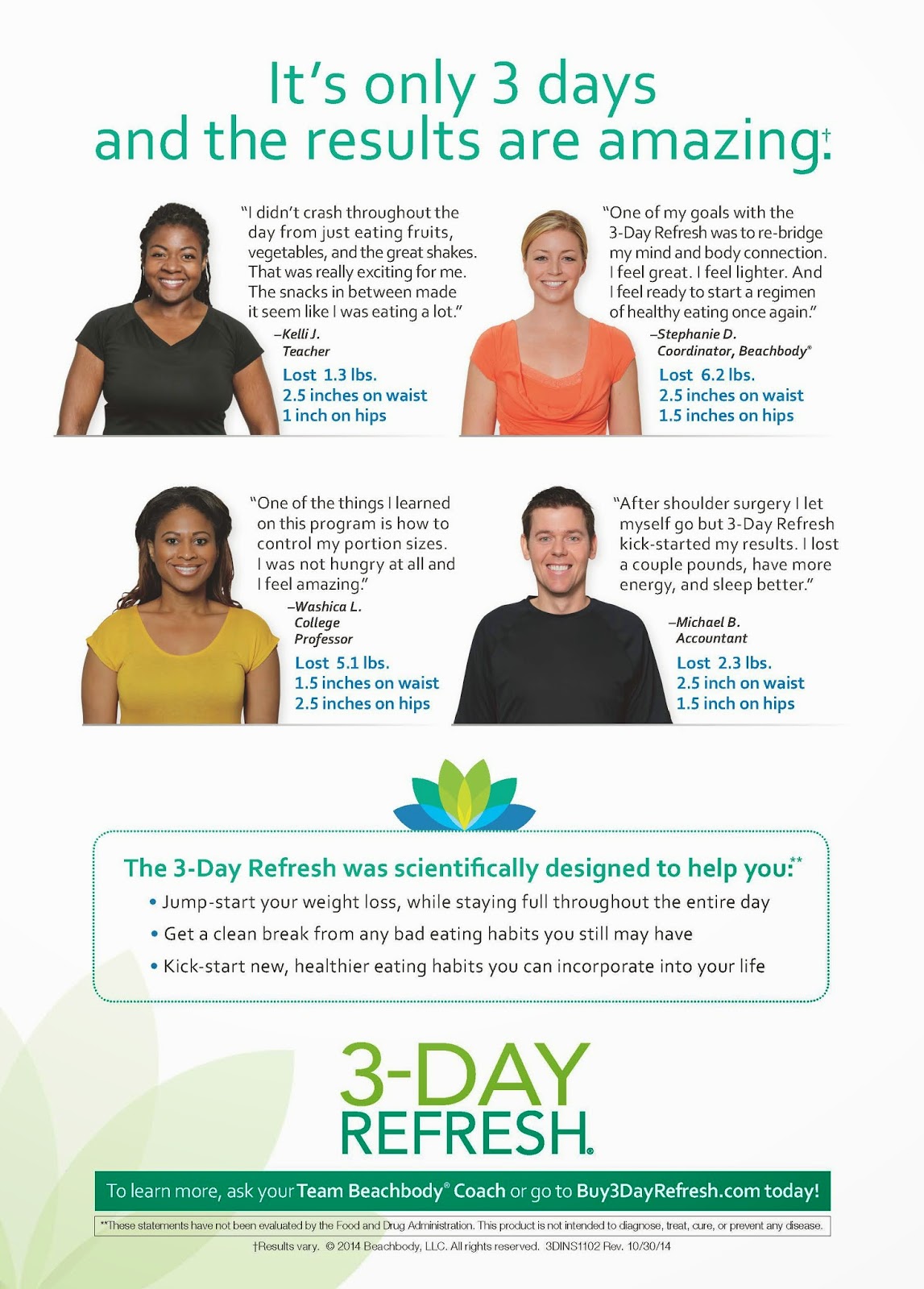 3 Day Refresh Review...