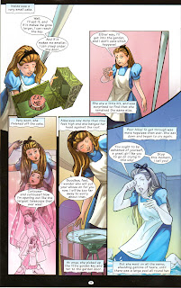 Alice big and small: Campfires Alice in Wonderland comic