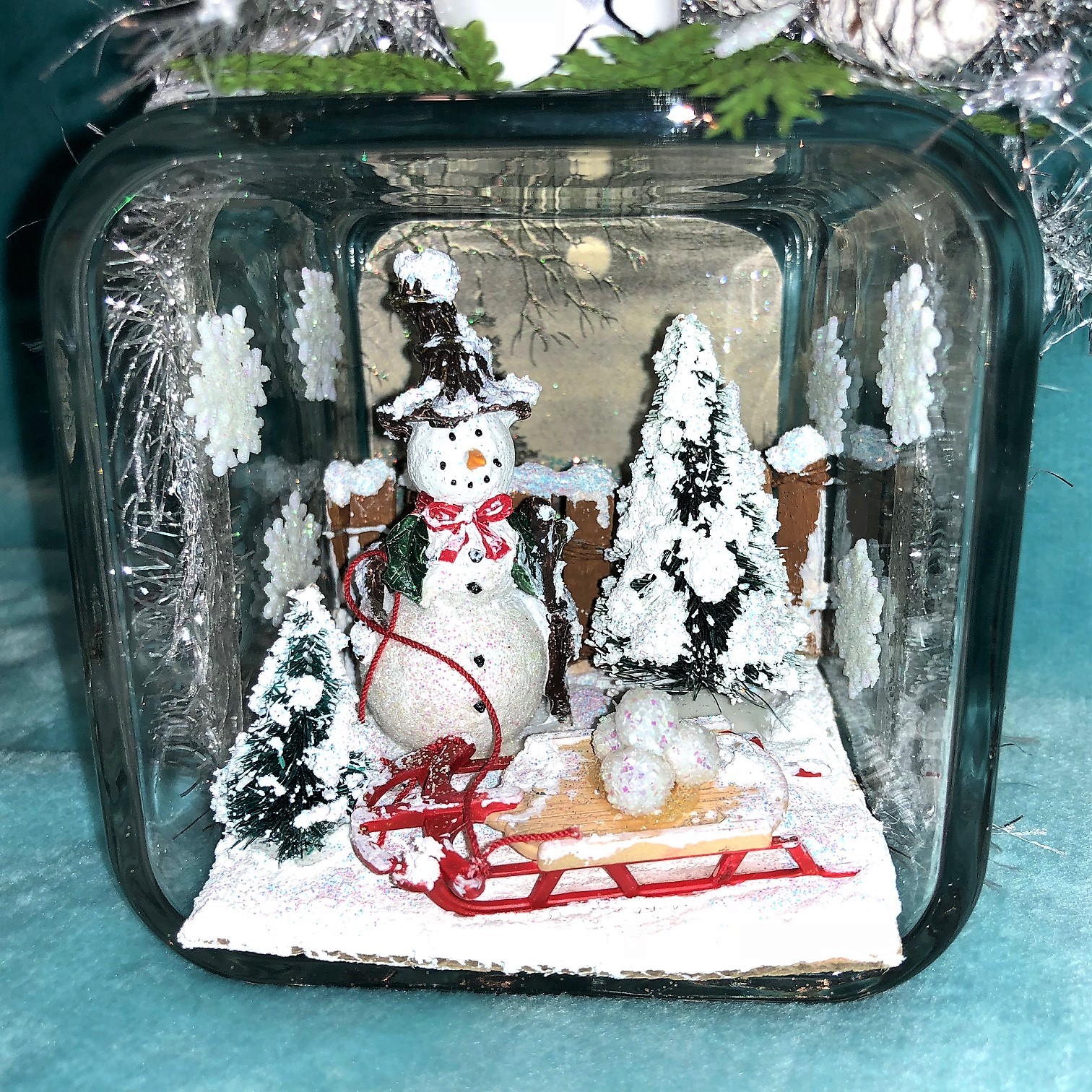 CREATIVITY IS CONTAGIOUS: ADORABLE WINTER BLOCKS WITH DECOART SNOW-TEX