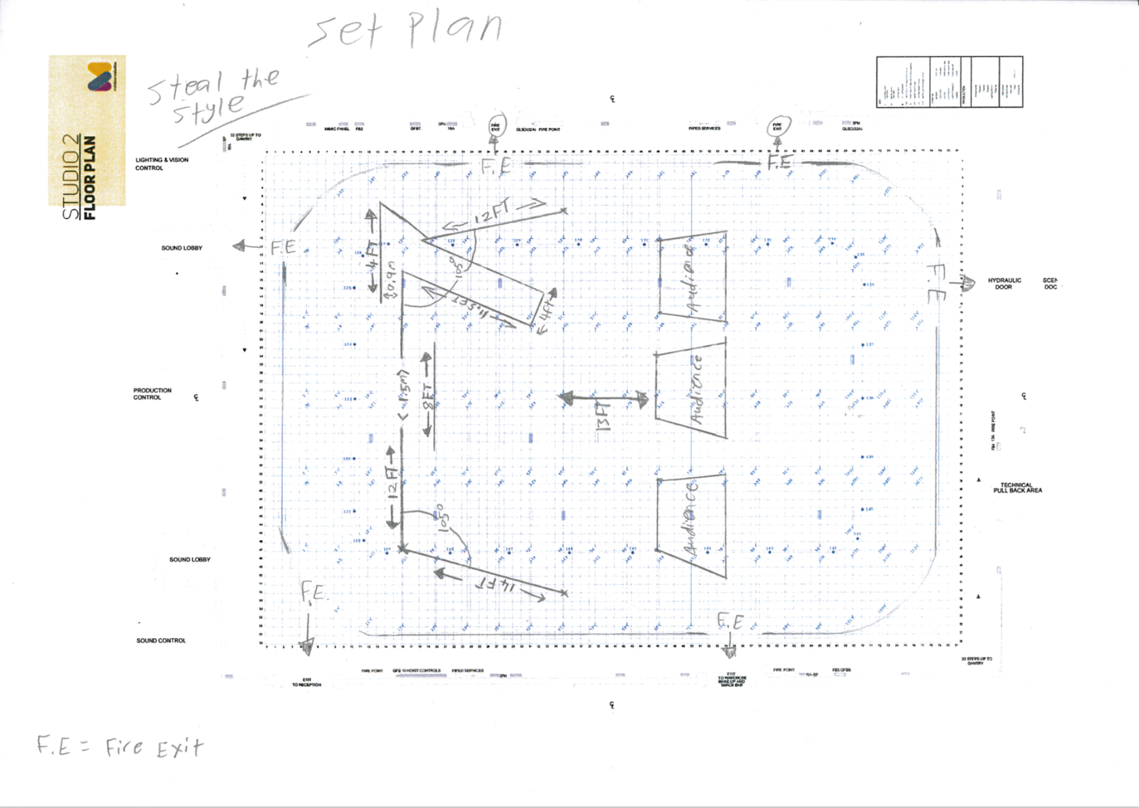 Gavin James Roberts Television Blog: STUDIO PRODUCTION: LIGHTING PLAN ...